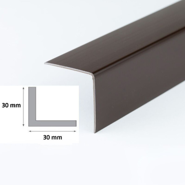 Buy High Quality Brown Plastic PVC Corner 90 Degree Angle Trim 1m Long