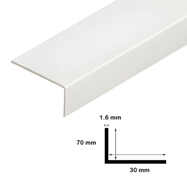 Shop Premium Quality Unequal White Plastic Pvc Corner 90 Degree Angle ...