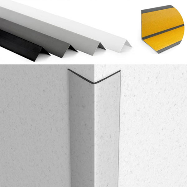 Shop Good Quality Self Adhesive Plastic PVC Corner 90 Degree Angle Trim ...
