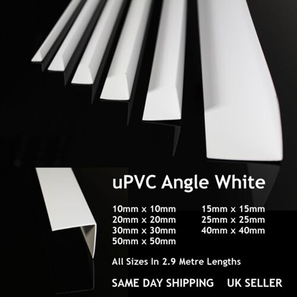 Shop Top Quality White Plastic PVC Corner 90 Degree Angle Trim 2.9m Long