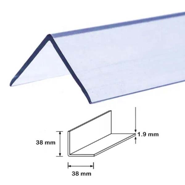Shop Best Quality Clear Wall Corner Protector Plastic PVC Corner 90 ...