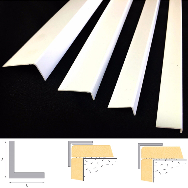 Shop Premium Quality Unequal White Plastic Pvc Corner 90 Degree Angle ...