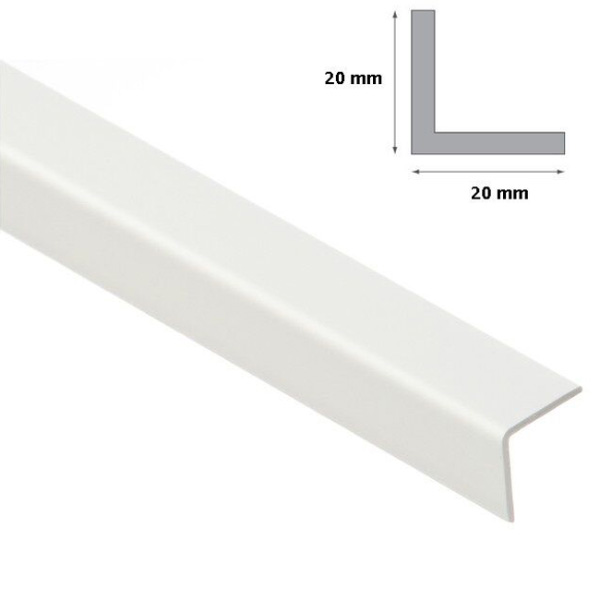 Wall Corner Protector / White Plastic Pvc Corner 90 Degree Angle Trim ...