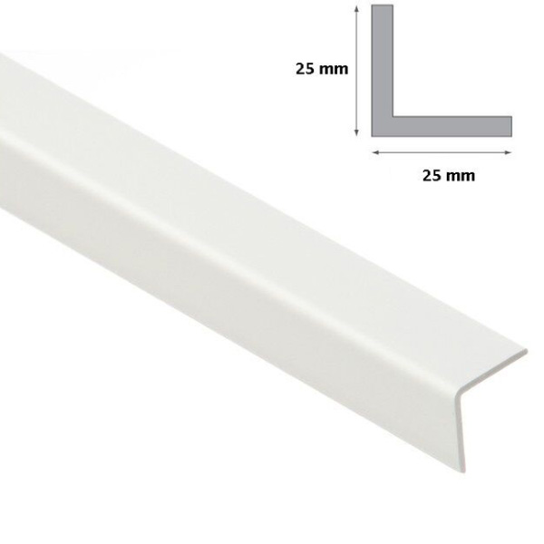 Wall Corner Protector / White Plastic Pvc Corner 90 Degree Angle Trim ...